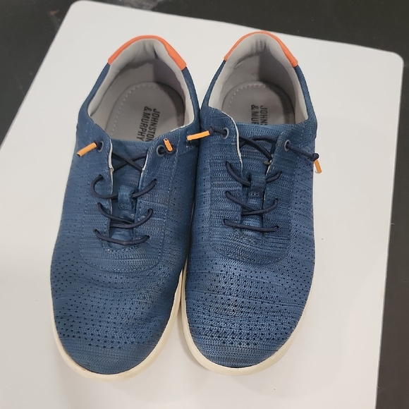 Johnston & Murphy | Shoes | Johnston Murphy Blue And Orange Sneakers ...